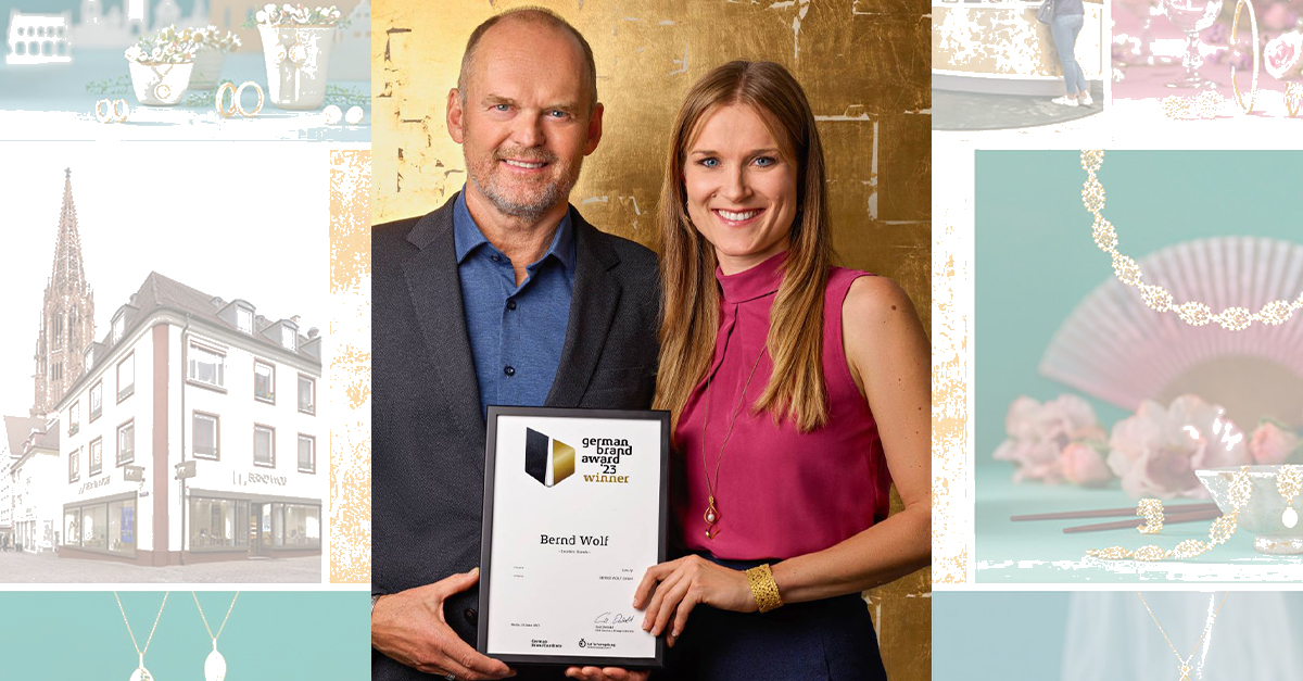 Ein starkes Team: Bernd Wolf gewinnt German Brand Award | Blickpunkt•Juwelier