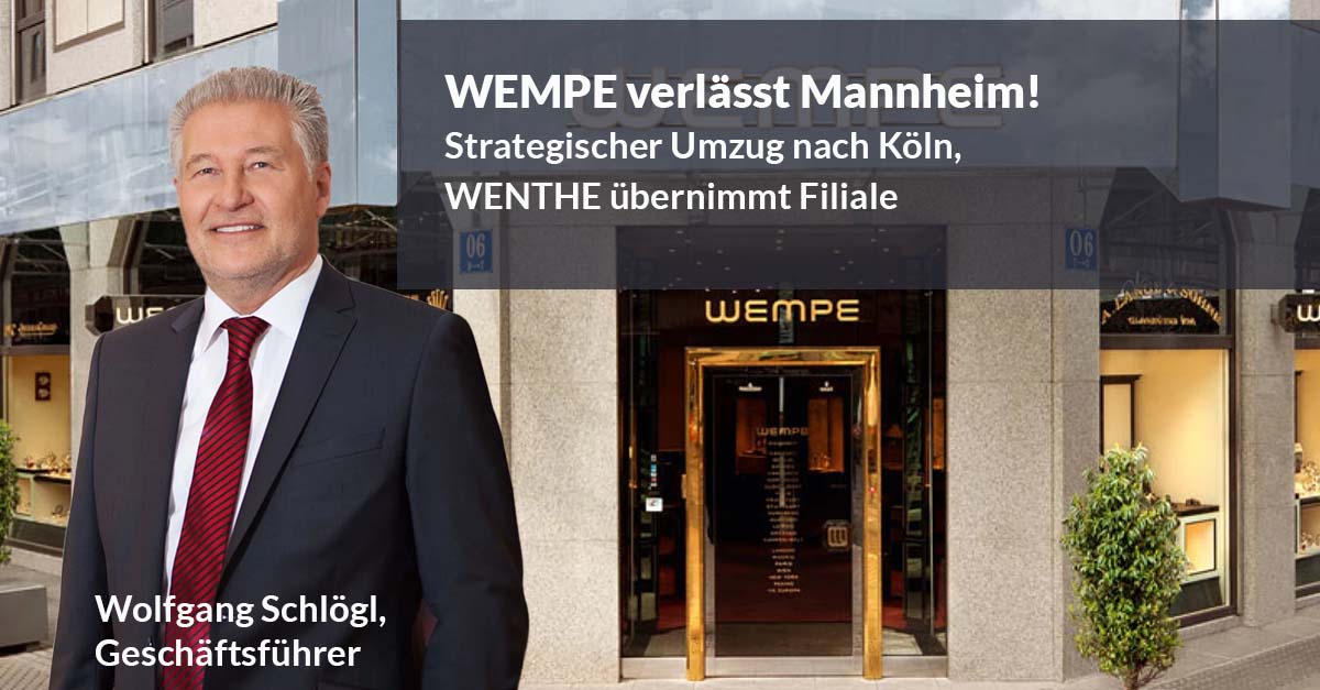 Neue Strategien: WEMPE verlässt Mannheim mit Ende 2024 | Blickpunkt ...