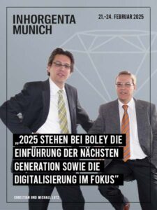 INHORGENTA 2025: Boley, Vollsortimenter der Uhren- und Schmucktechnik ...
