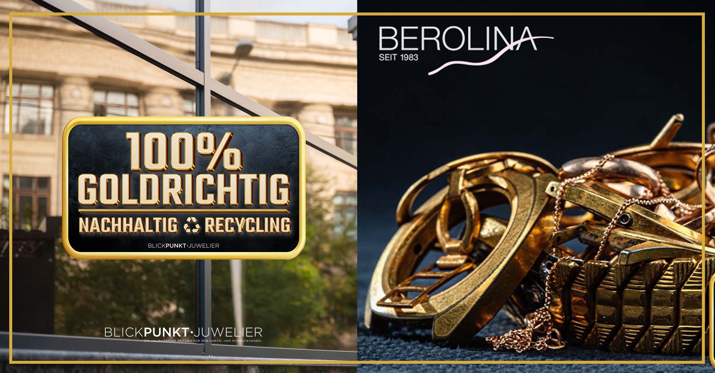 100% Goldrichtig: Ihr Vertrauen ist bei Berolina in den besten Händen ...