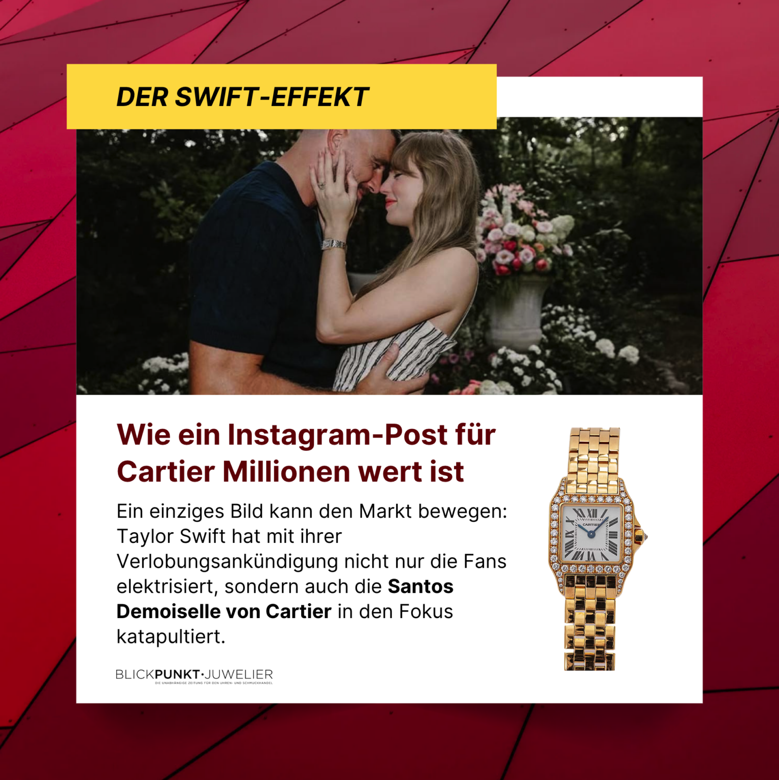 Der Swift-Effekt: Wie ein Instagram-Post für Cartier Millionen wert ist ...