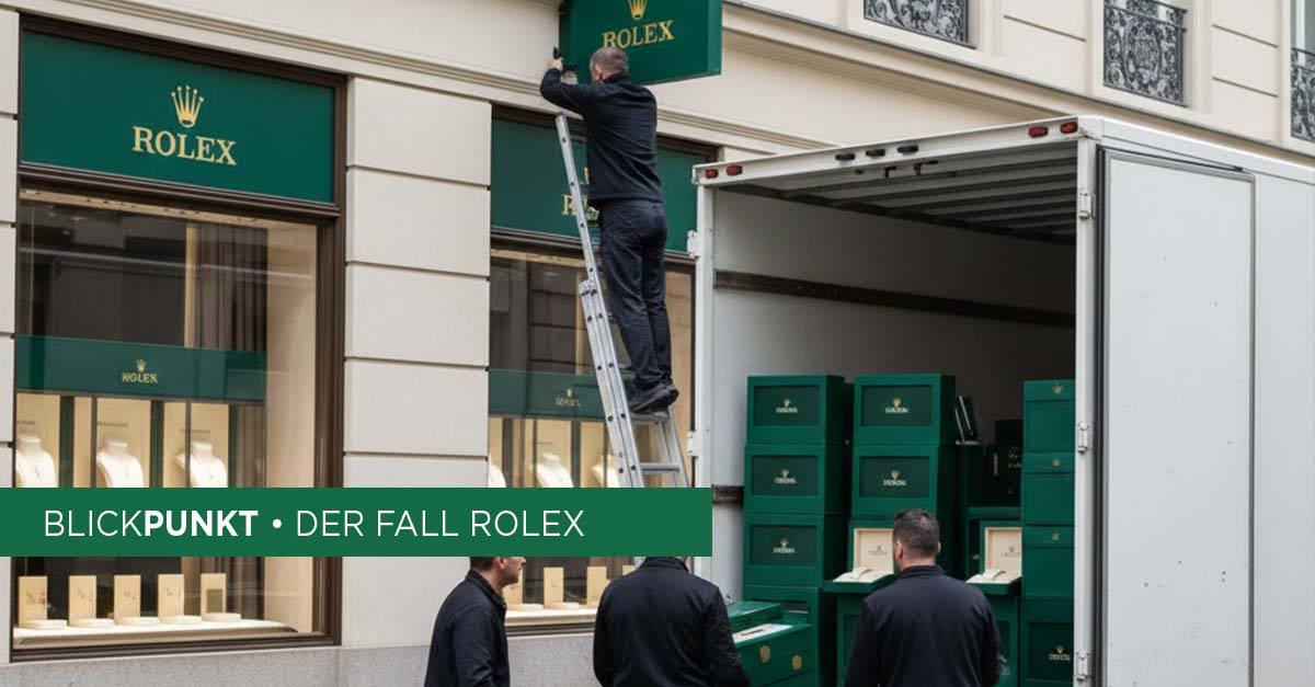 Rolex folgt der Skyline: Metropole statt Mittelstadt | Blickpunkt•Juwelier
