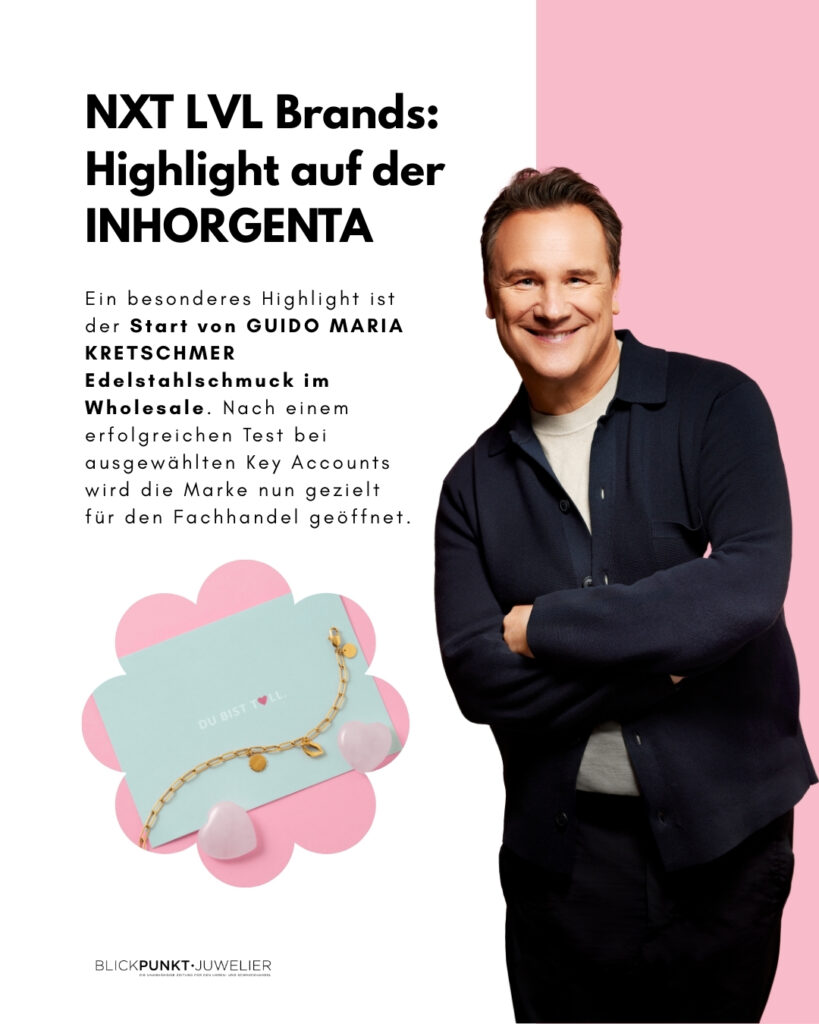 NXT LVL Brands: Highlight auf der INHORGENTA 2026 | Blickpunkt•Juwelier